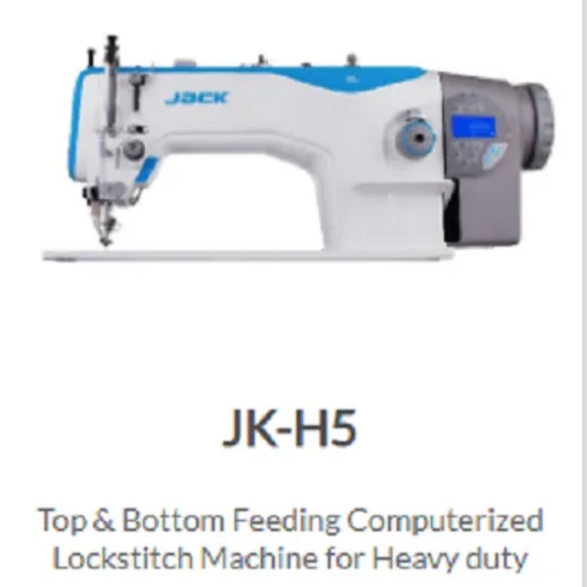 Jack H5 Computerized Lockstitch: Superior Sewing Power in UAE – NEW AL ...